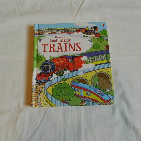 usborne | Toys | Usborne Look Inside Trains Board Book | Poshmark